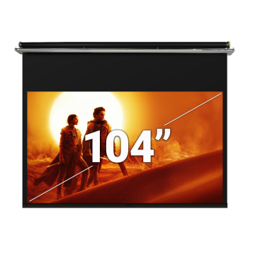 recessed ceiling mounted projector screen